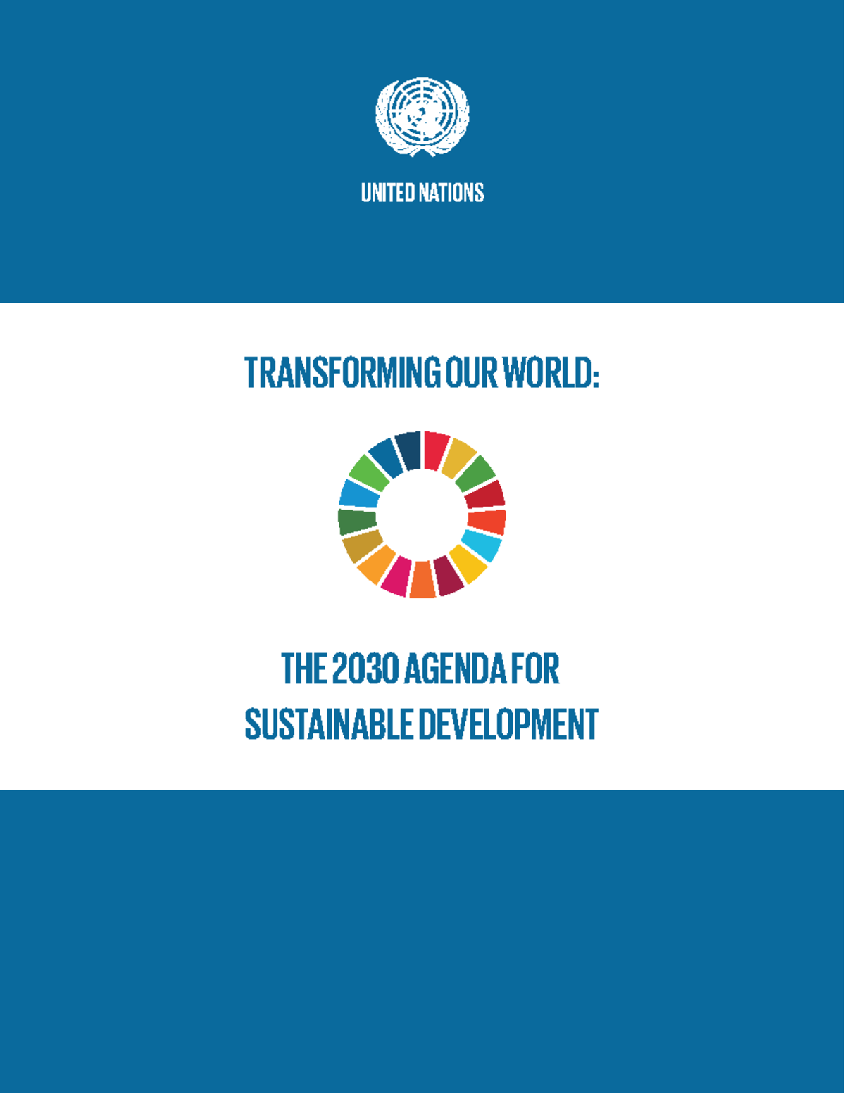 UN 2030 Agenda for Sustainable Development Overview - Studocu