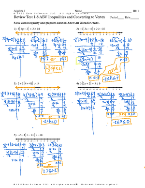 [Solved] Solve the inequality and graph the solution set left ...