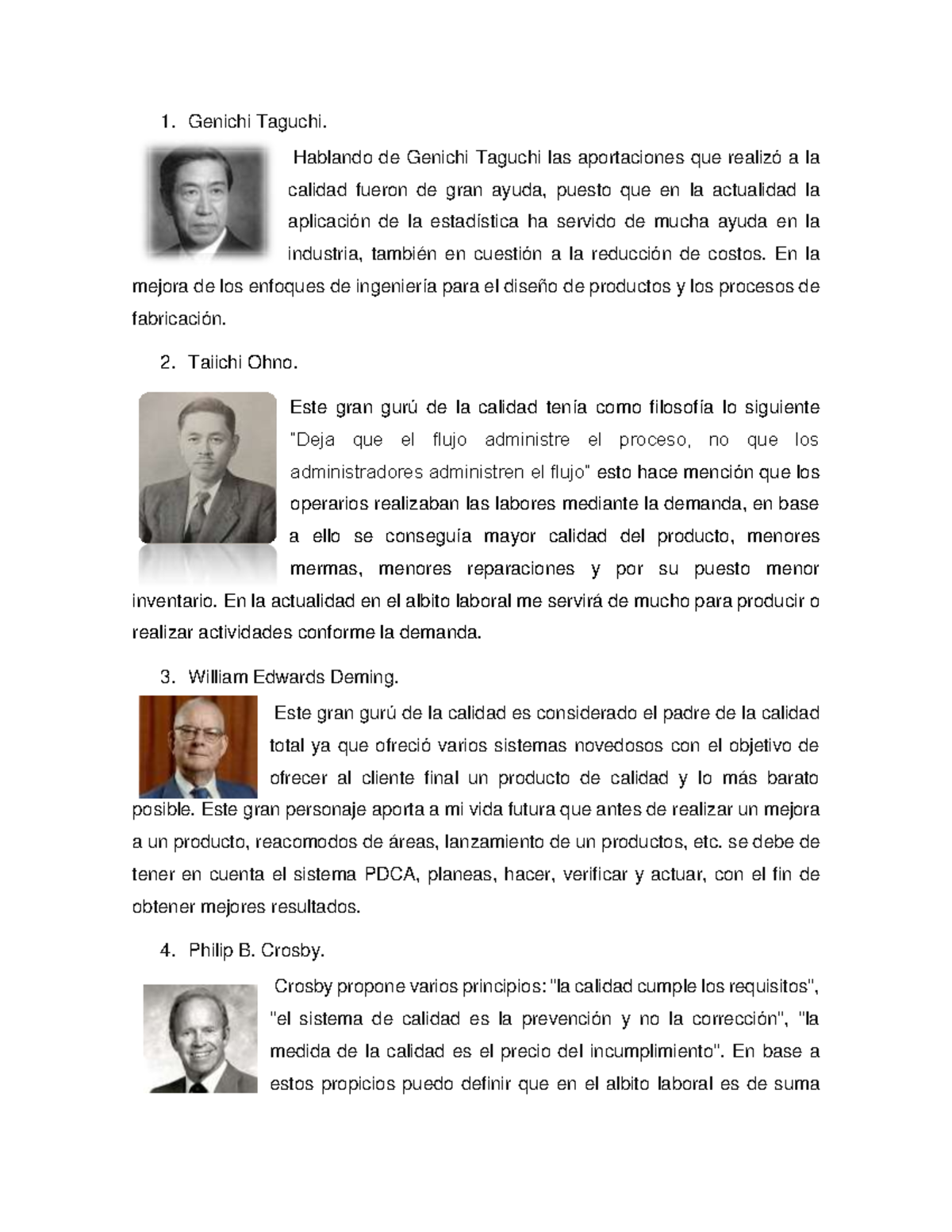 Aportación de Los Gurús de la Calidad - Genichi Taguchi. Hablando de ...