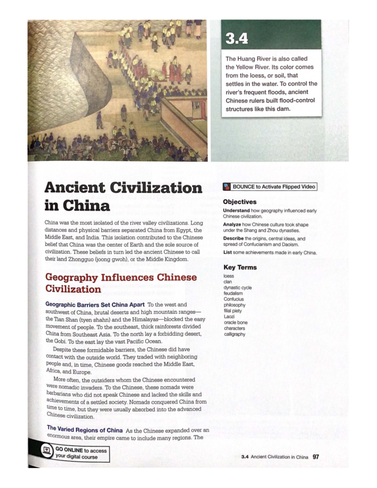 WHA 3.4 Ancient Chinese Civilizations: Geography, Culture, and Beliefs ...