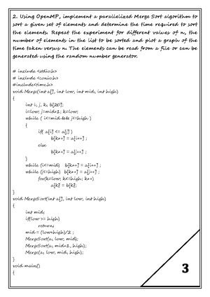 CH 3 ADA: Divide and Conquer Algorithms Overview and Techniques - Studocu