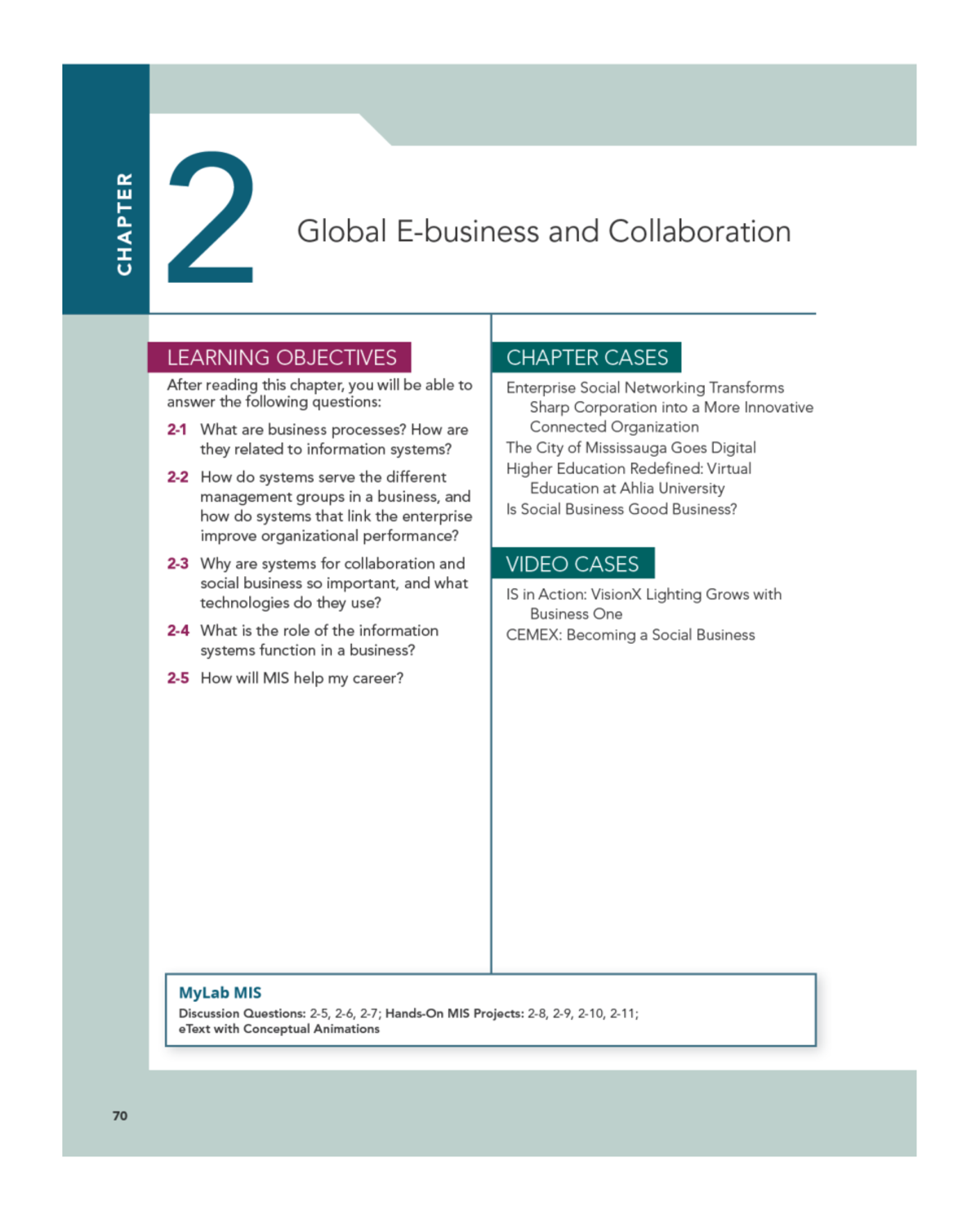 Chapter 2: Global & Collaborative SCM Systems in MIS (MGT 101) - Studocu