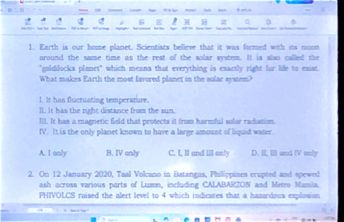 Earth Science Overview: Planetary Habitability & Volcanic Events ...
