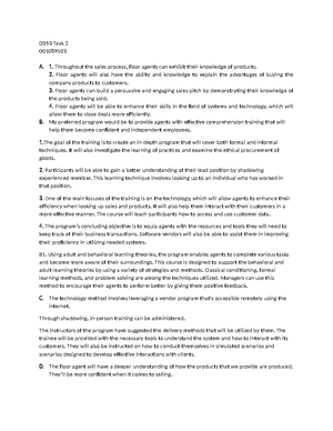 Task 1 business simulation - COMPANY NAME Business Performance Report ...