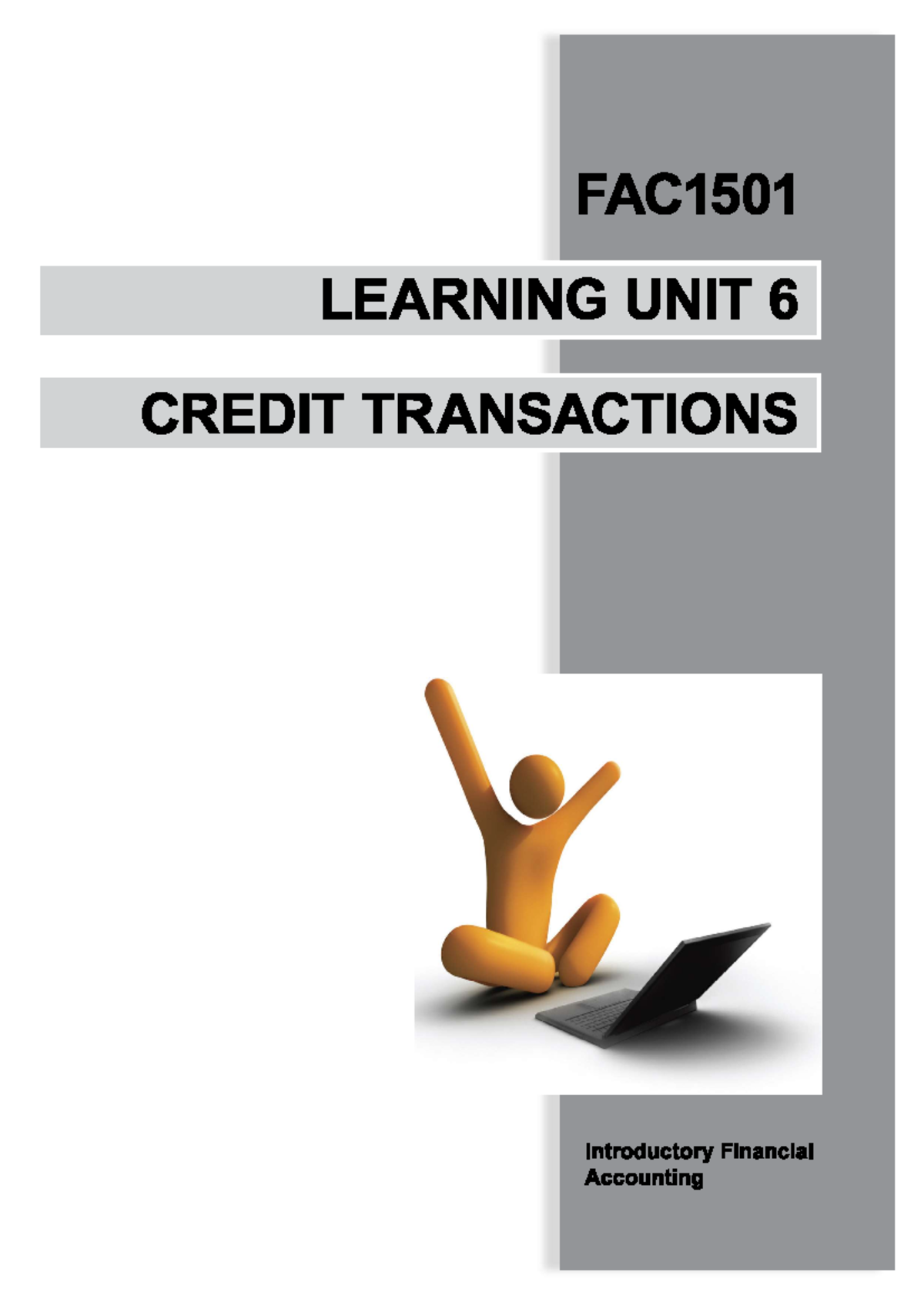 Learning Unit 6 - Intro to Financial Acct: Key Concepts and Topics ...
