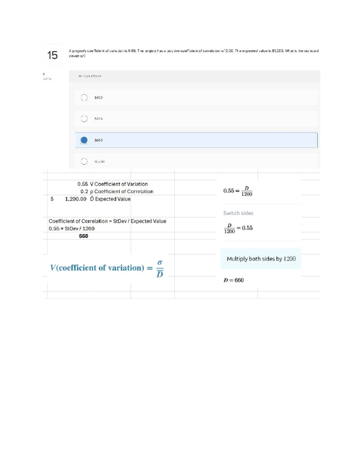 FIN603 Chapter 13: Coefficient of Variation & Correlation Analysis ...