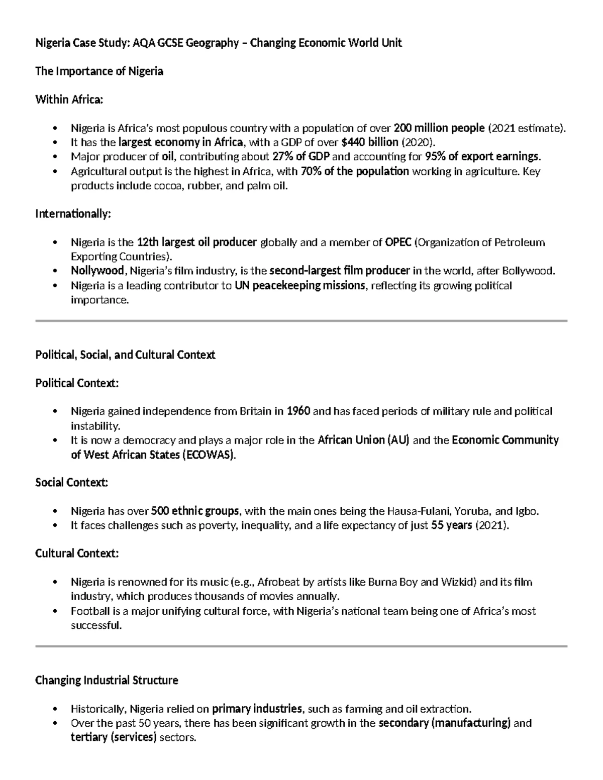 CASE Study Booklet Nigeria final version - CASE STUDY: Ni geria This ...