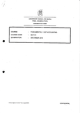 fundamental cost accounting - maf151 - UiTM - Studocu