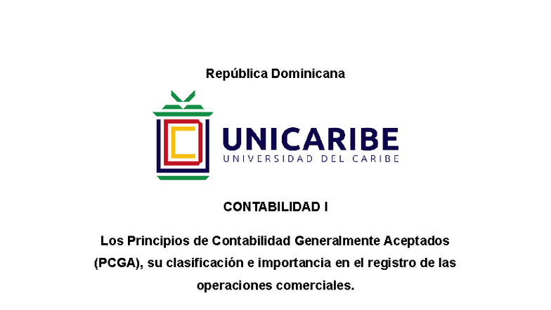 Contabilidad I: Análisis de los PCGA y su Importancia en el Registro ...