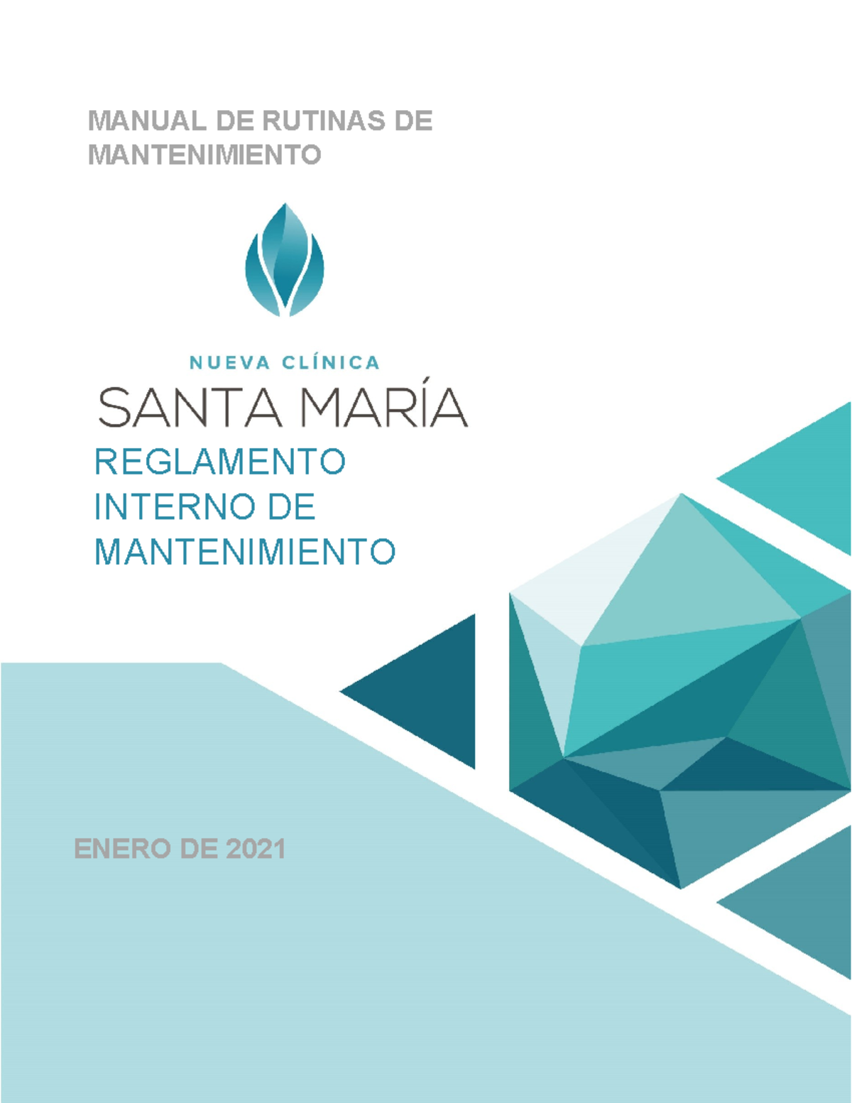 Manual de Rutinas de Mantenimiento y Seguridad - Enero 2021 - Studocu