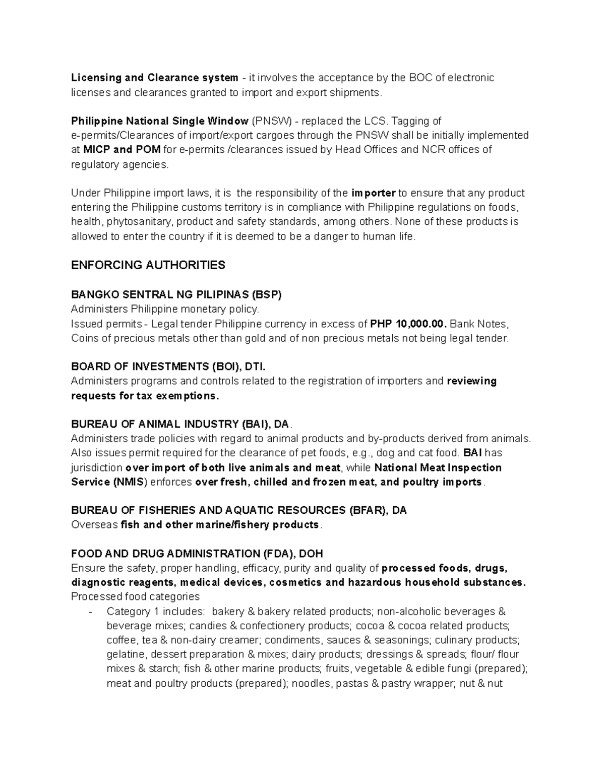 Licensing and Clearance System Overview for Import/Export Compliance ...