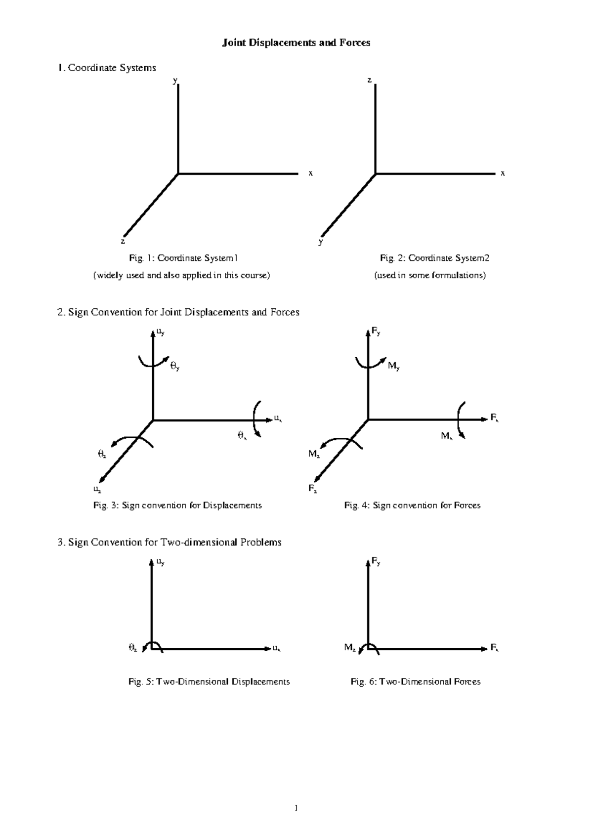 Structural Engineering III: Joint Displacements, Forces, and Stiffness ...