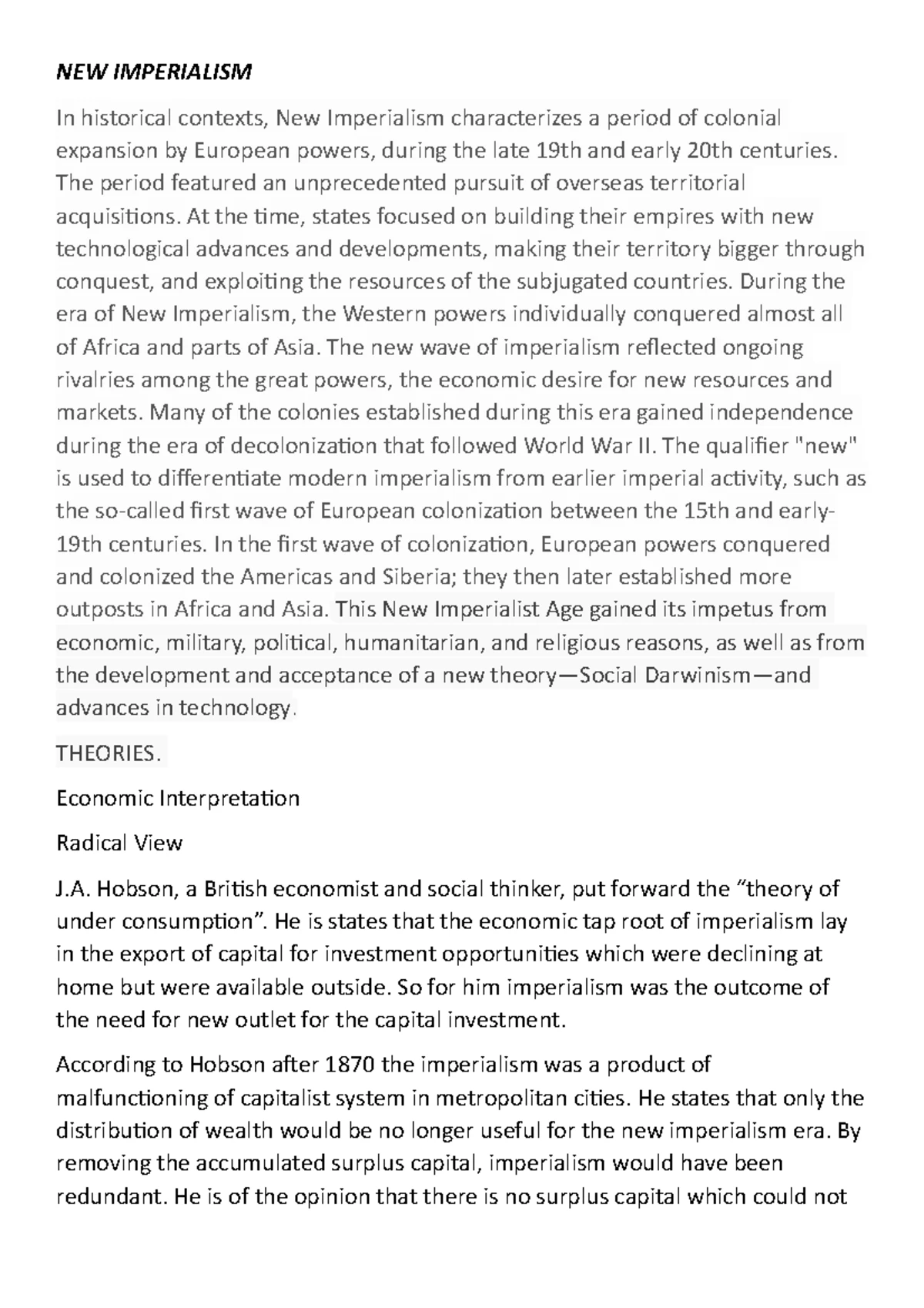 Modern Europe - Previous year question paper - 'his question paper ...