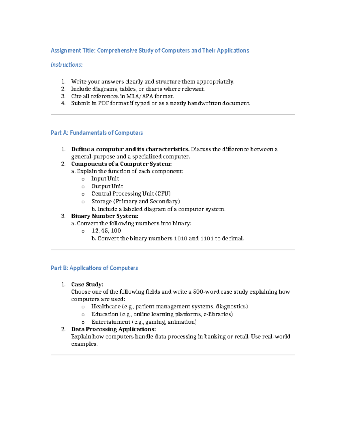 Document 4 Exploring Space The Final Frontier - Assignment Title: Comprehensive Study of ...