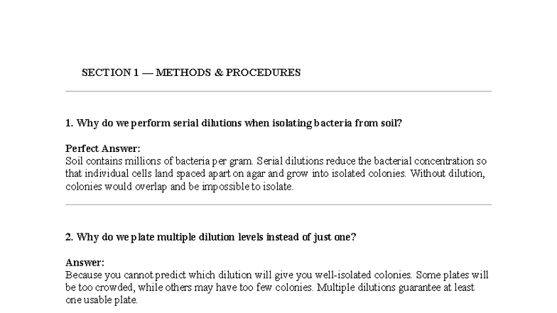 LAB Final Exam Prep: Methods, Screening, and Biochemical Tests - Studocu