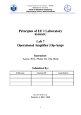 Principles of Ee1 Lab - EE052IU - Studocu