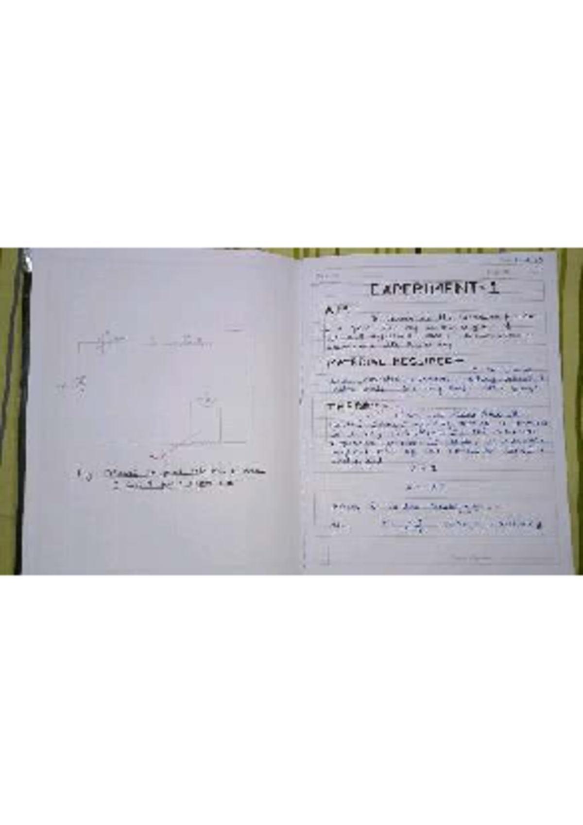 Physics Practical File: Resistance, Refractive Index & Lens Experiments ...