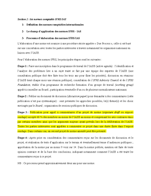 Tableau des normes IFRS IAS - Tableau n° : La liste des normes IFRS/IAS ...