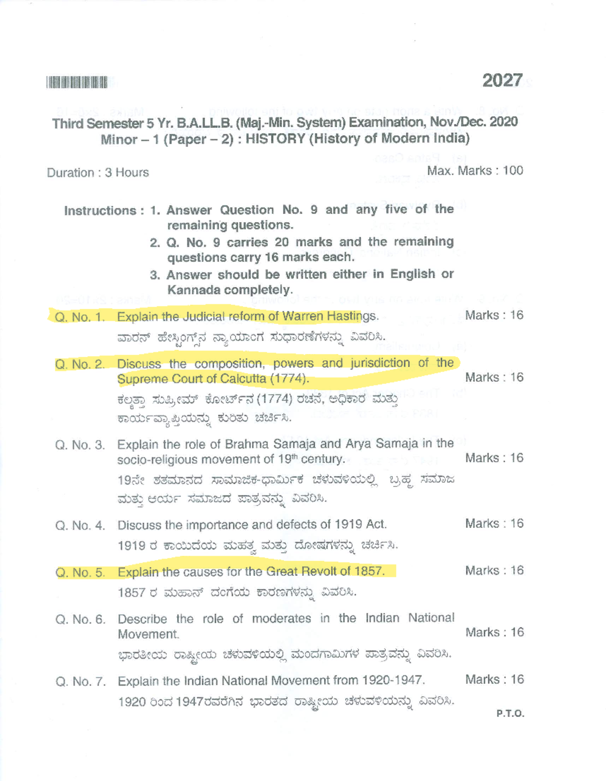 History-II (History of Modern India) - BALLB - Studocu