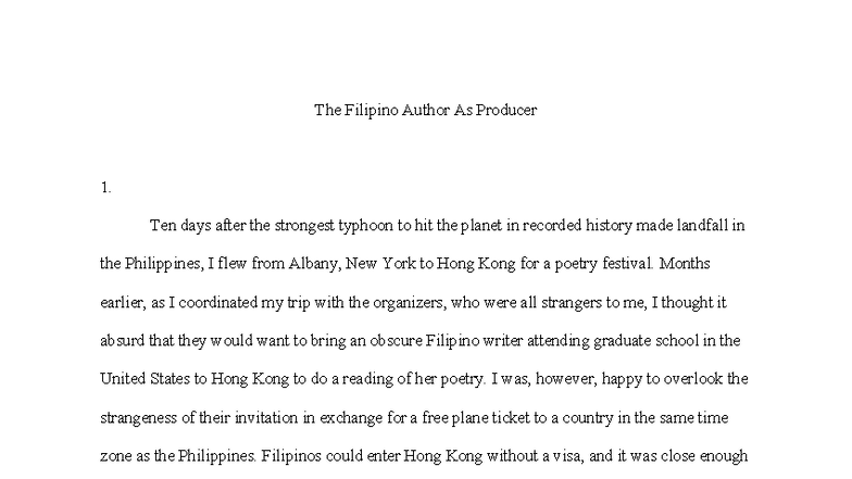 -ENG11- The Filipino Author as Producer: Reflections on Identity and ...