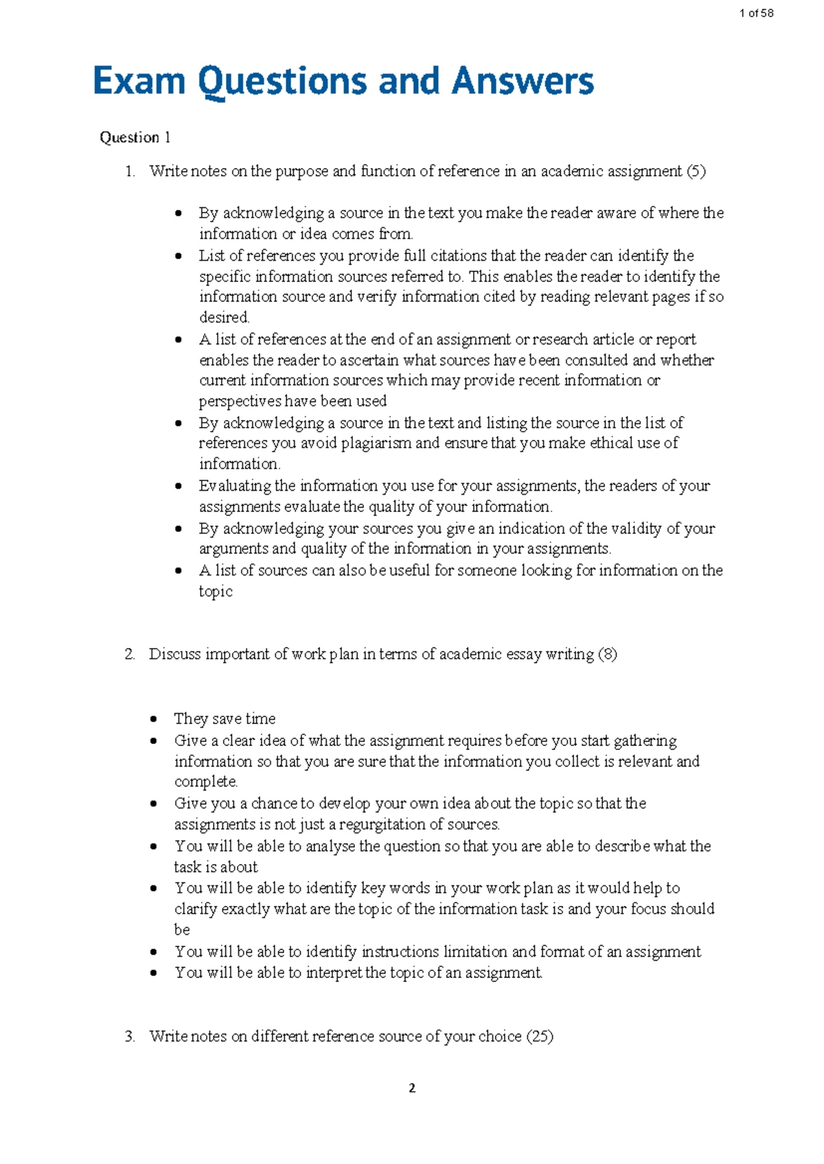 Learning Unit 2 Information Task and Work Plan - INS 1502 Learning Unit ...