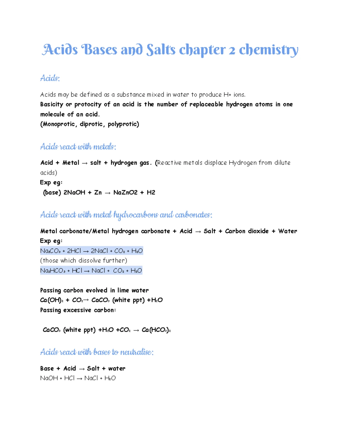 SALT ANALYSIS PROCEDURE: Identifying Cations and Anions - Studocu