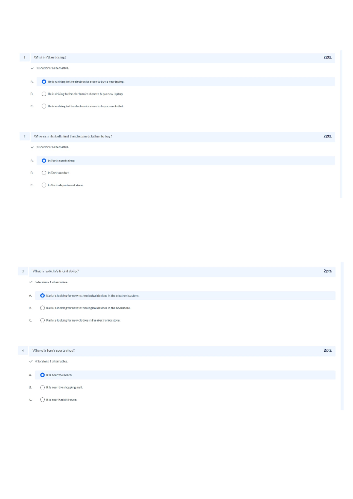 (AC-S12) Week 12 - Pre-Task Quiz - Listening Comprehension - Studocu