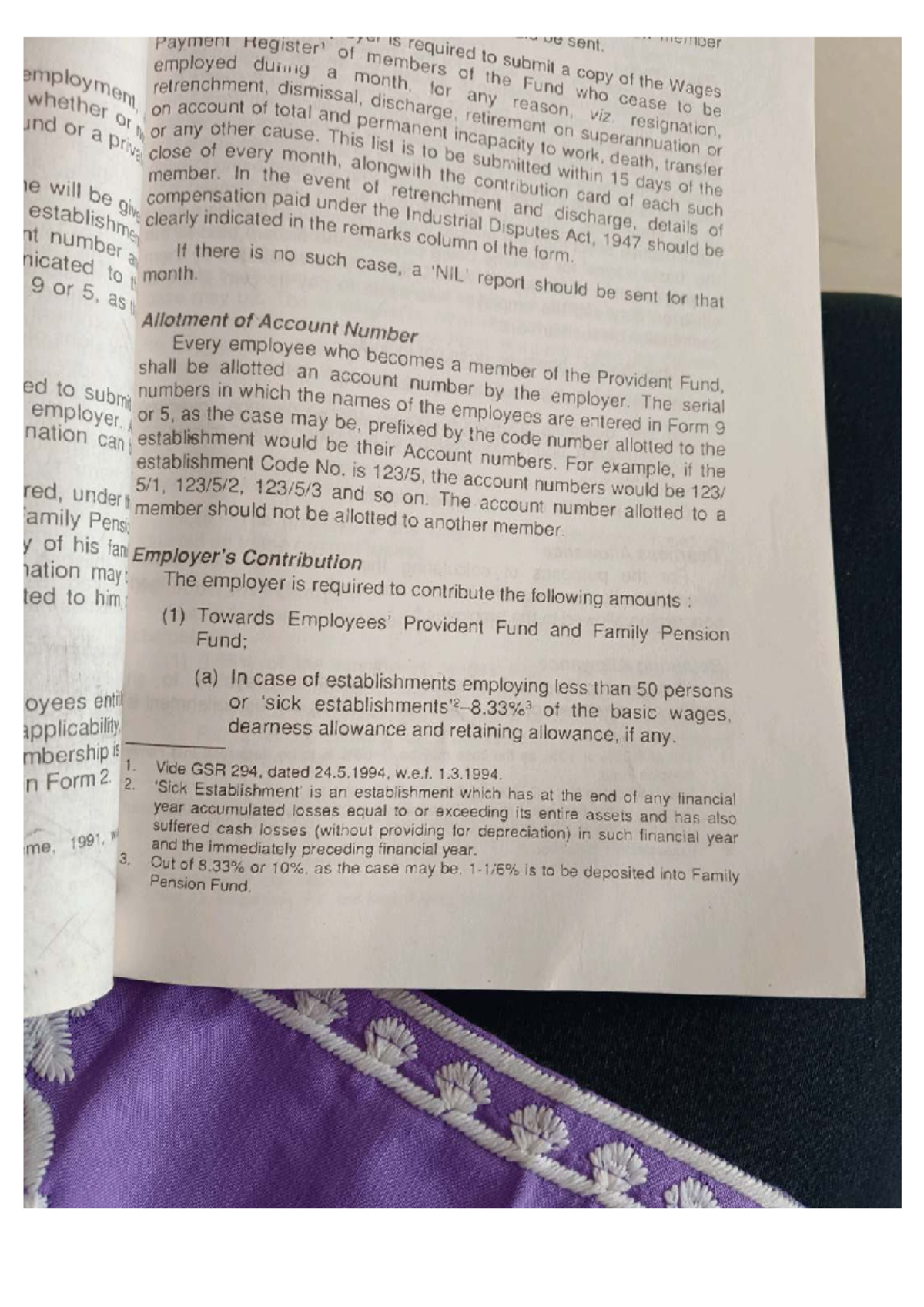 Payment Register Guidelines for Provident Fund Contributions - Studocu