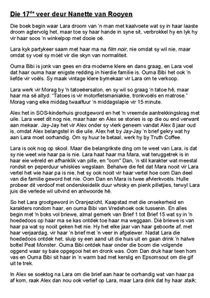 Skryf 'n Goeie Resensie: Riglyne en Voorbeelde - Studocu