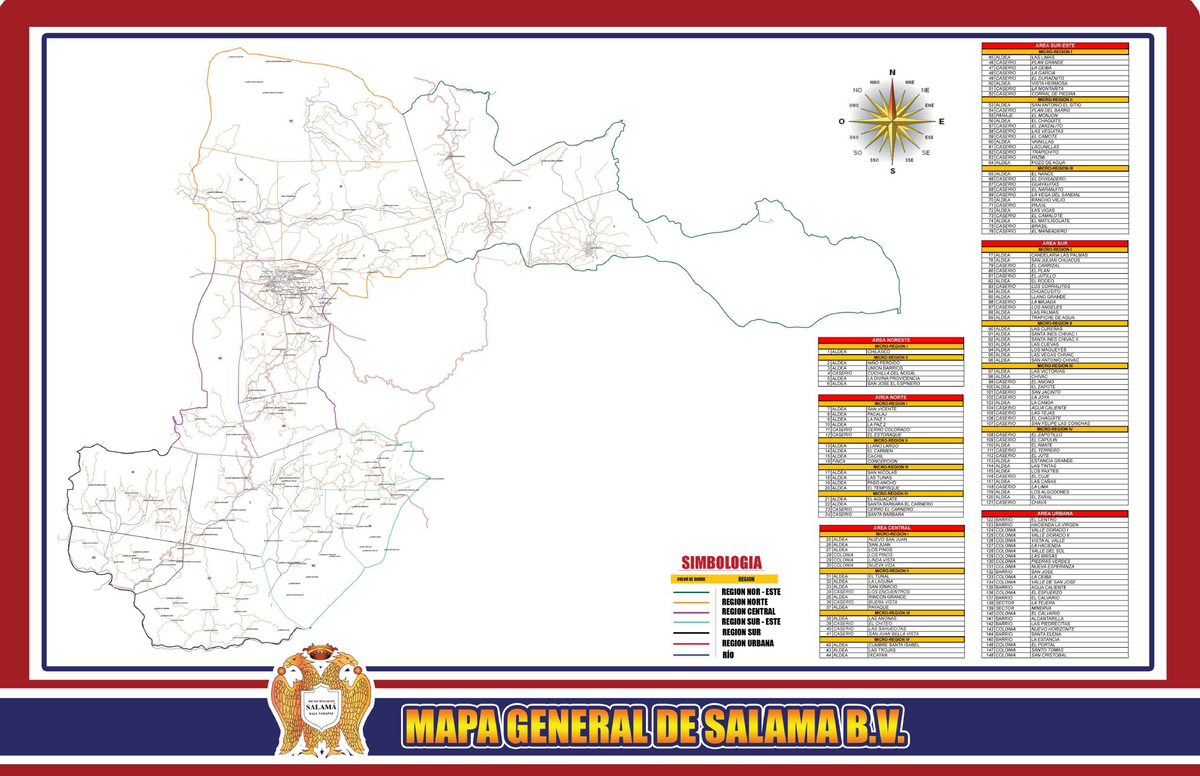 29A Mapa General y Urbana de Salamá - Análisis de Áreas y Aldeas - Studocu