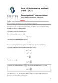 Maths Methods - Grade: 12 - Western Australian Certificate of Education ...