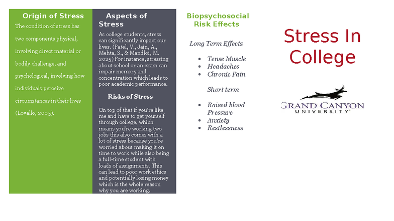 Health Psychology Brochure: Understanding and Coping with Stress - Studocu