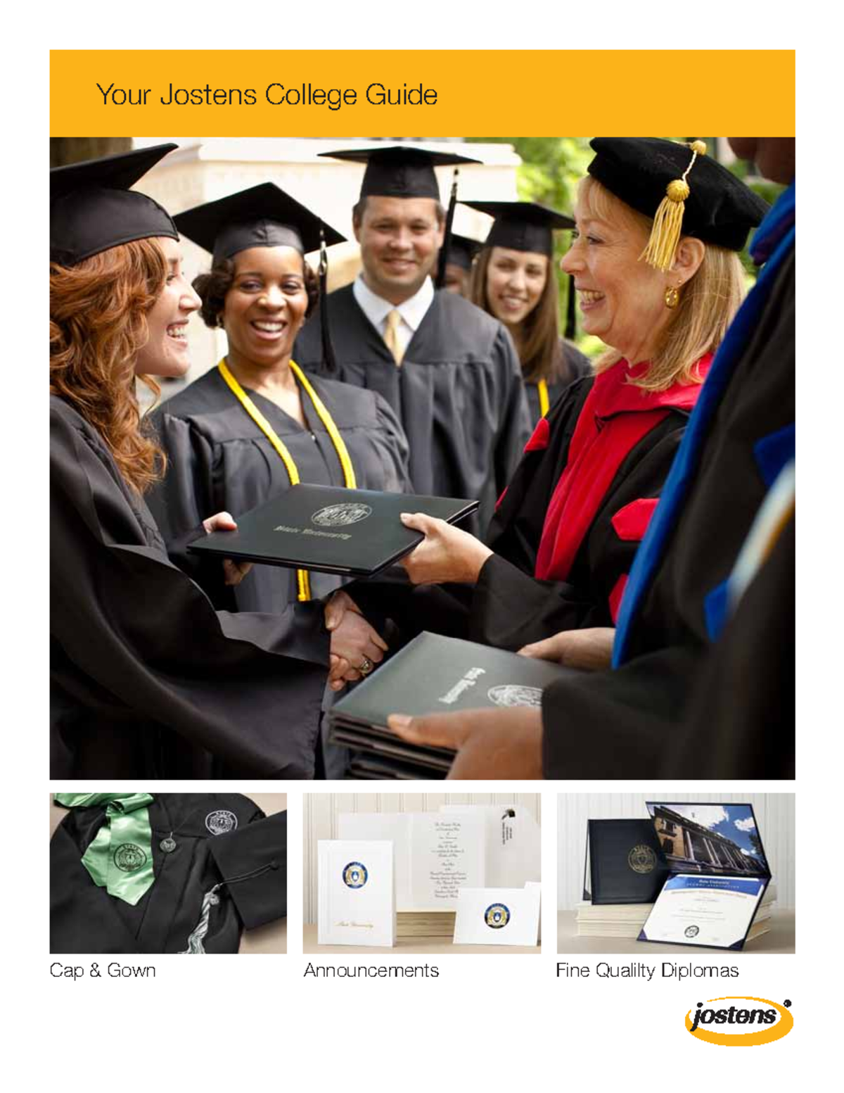 Jostens College Graduation Guide: Cap & Gown, Announcements & Diplomas ...