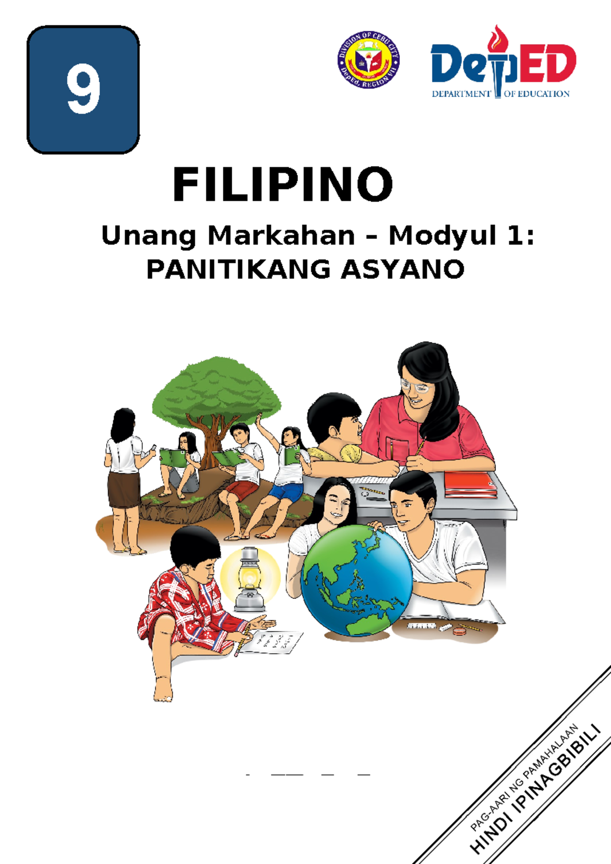 Filipino 9 L1M1 Q1- student copy - FILIPINO Unang Markahan – Modyul 1 ...