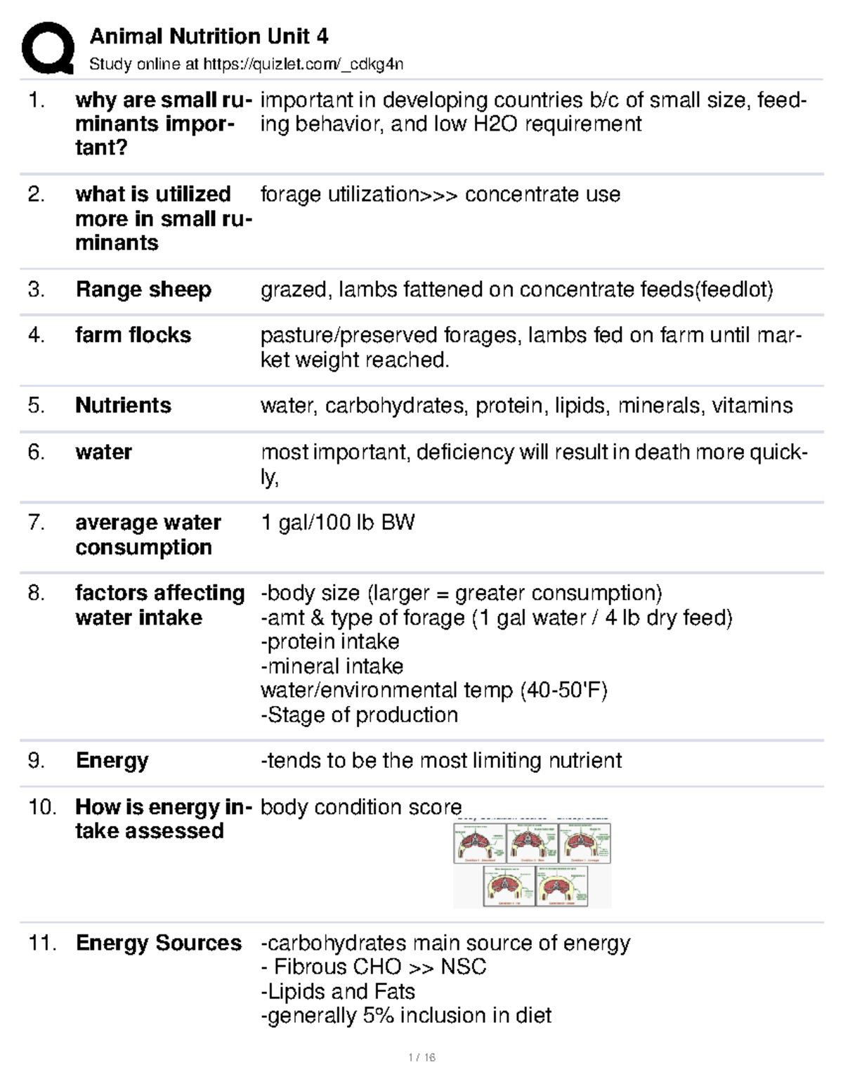 Ag R 275 Final Exam - Unit 4 Quizlet Study Notes - Studocu