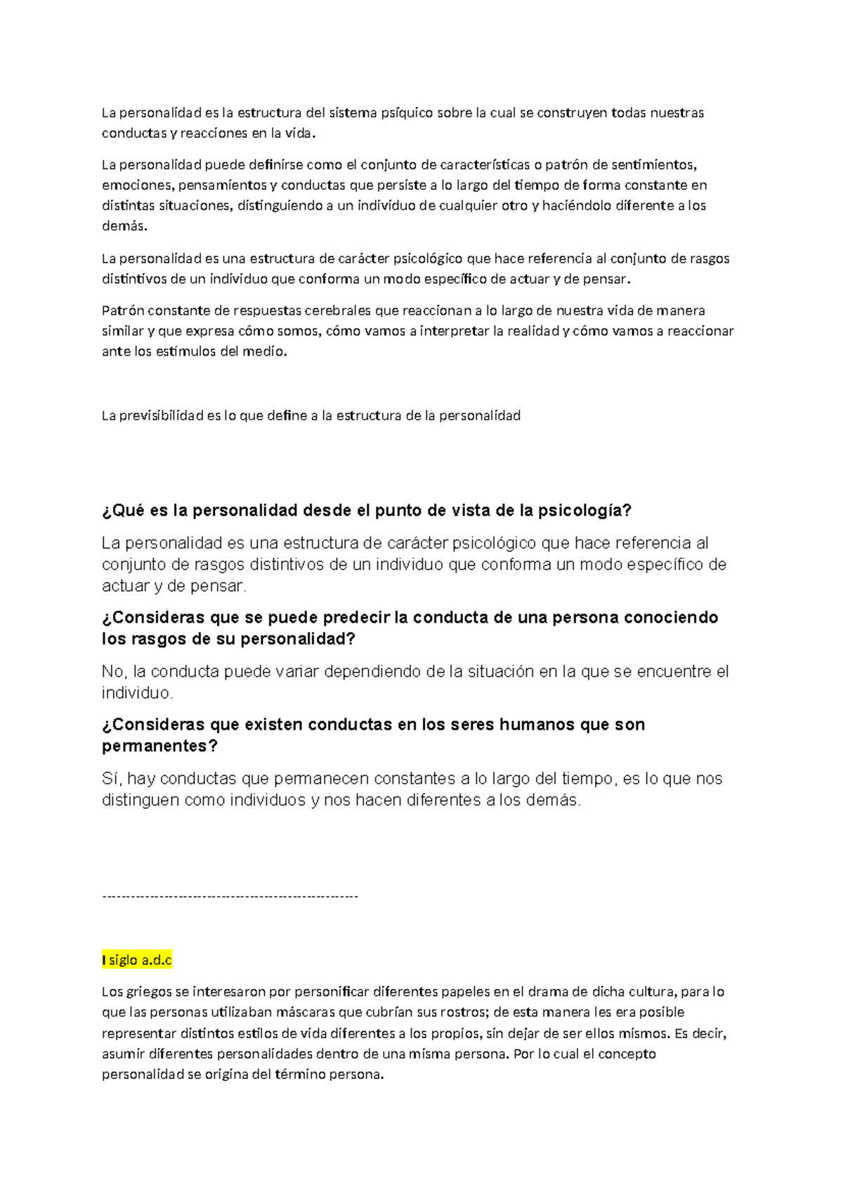 La personalidad: Estructura y fundamentos en la psicología moderna ...