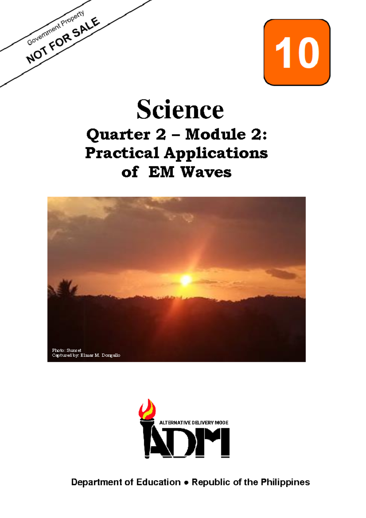 Science 10 Q2 Mod 2: Practical Applications of EM Waves - Studocu
