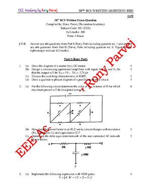 BUET Question Bank from 2010-2019 - Admission - Studocu