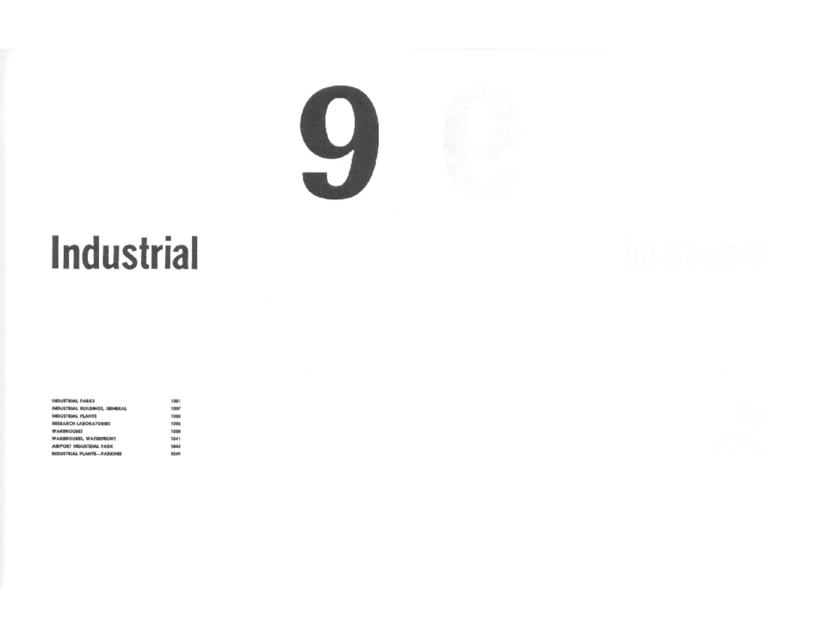 Industrial Parks Design Considerations: Guidelines for 1001, 1007, 1020 ...