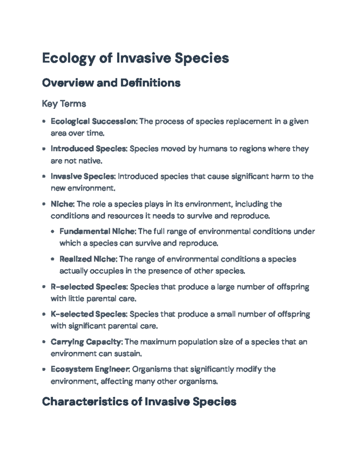Ecology of Invasive Species: Impacts, Management, and Case Studies ...