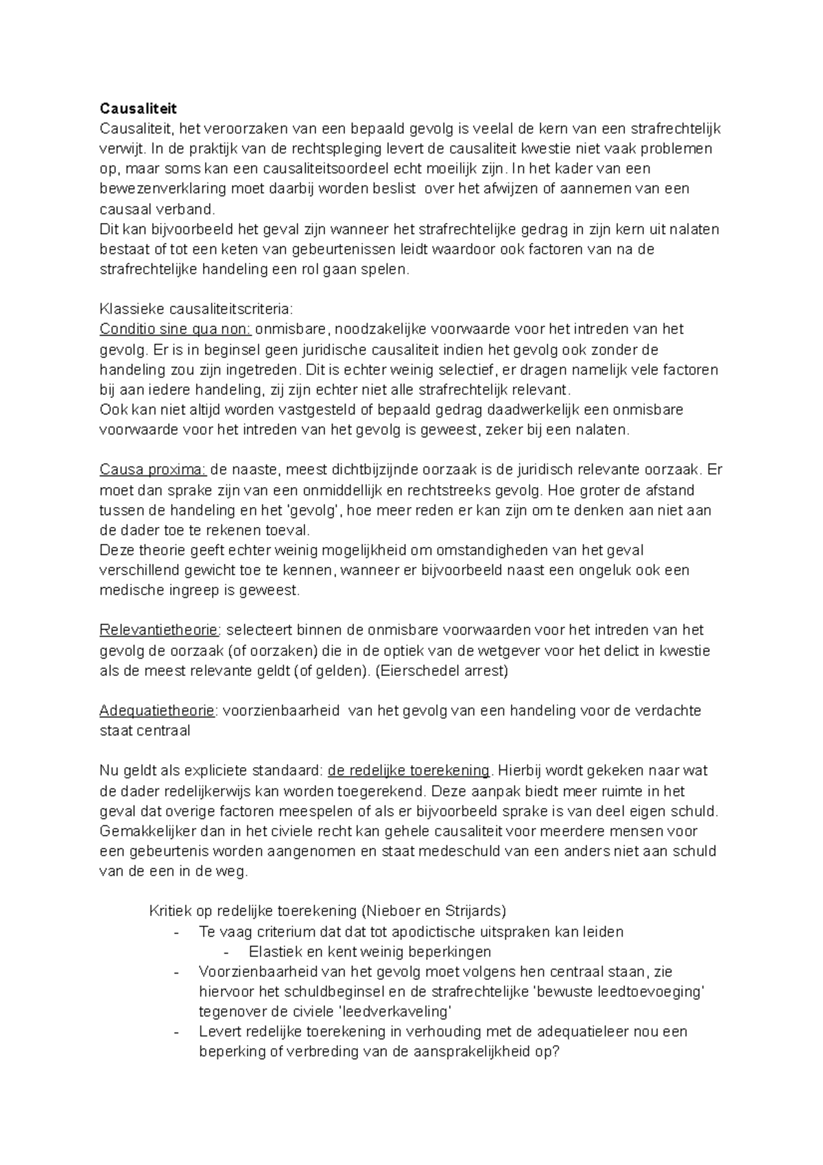 causaliteit-in-het-strafrecht-theorie-n-en-toepassingen-studeersnel