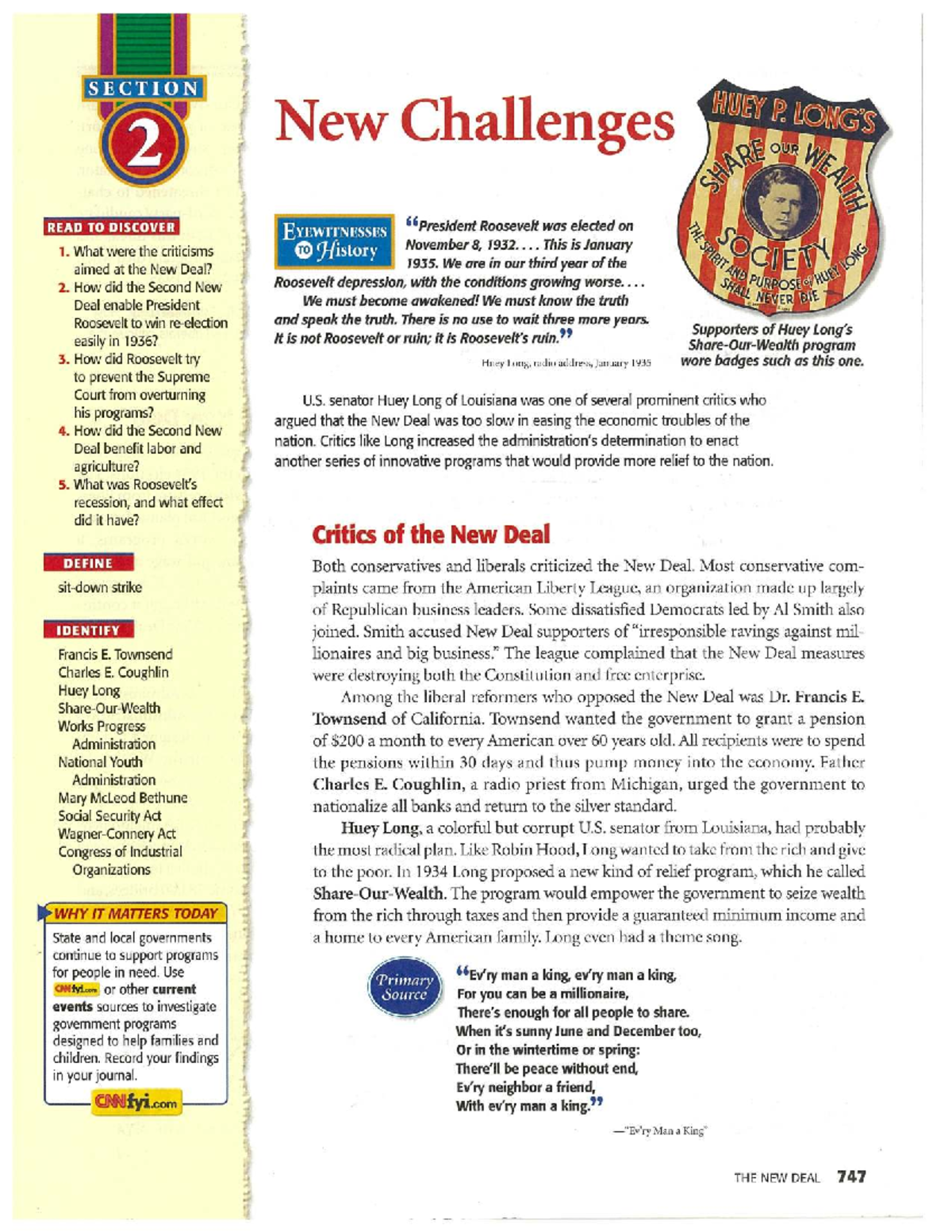 Critiques and Impact of the New Deal: A Study Guide - Studocu