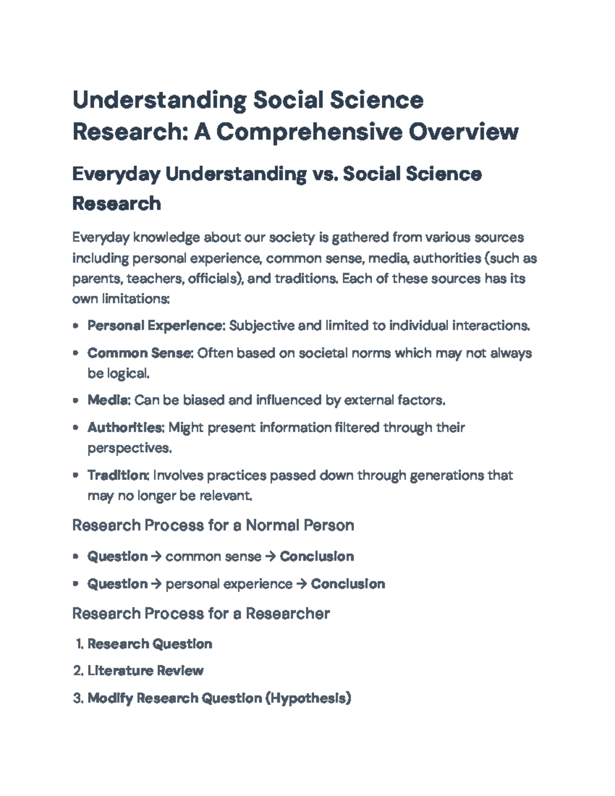 Social Science Research Methods & Ethics Overview: Insights and ...
