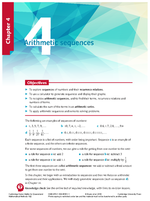 General Maths Scope and Sequence - UNIT 4 - 2023-24 V4 - GENERAL ...