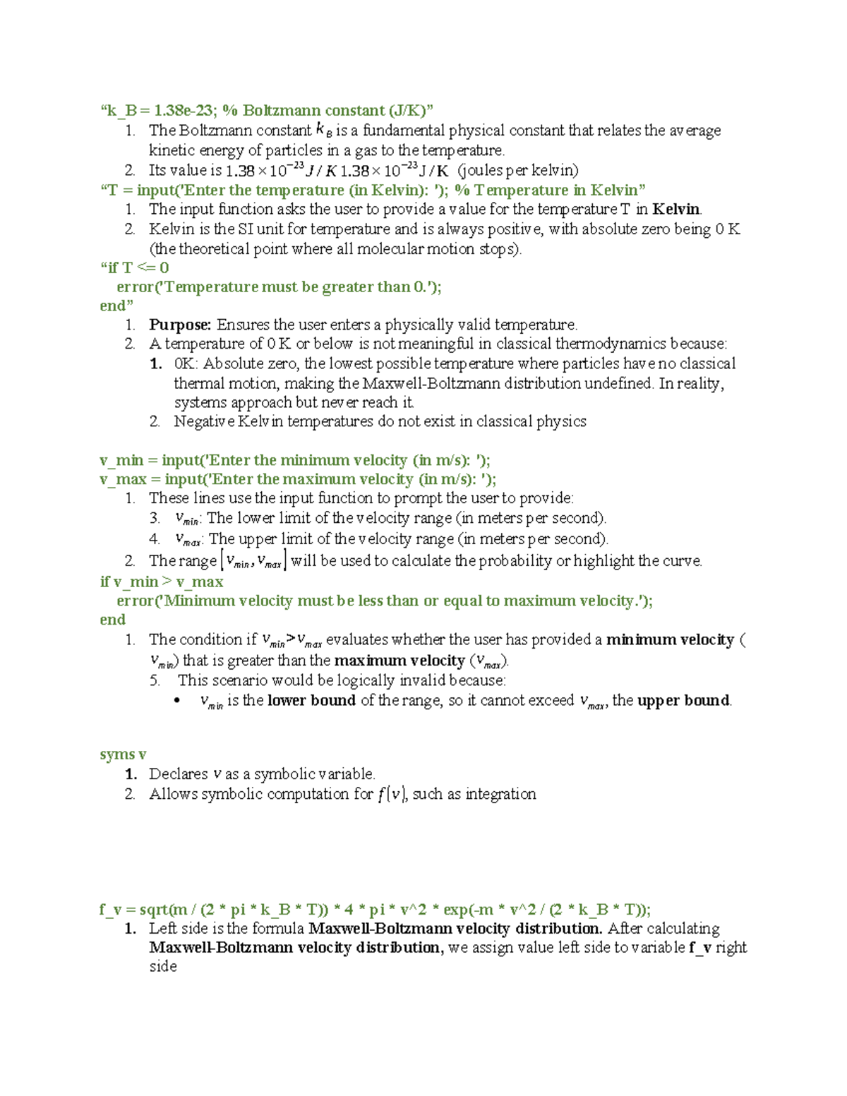 Boltzmann Constant and Velocity Distribution Analysis (PHYS 101) - Studocu
