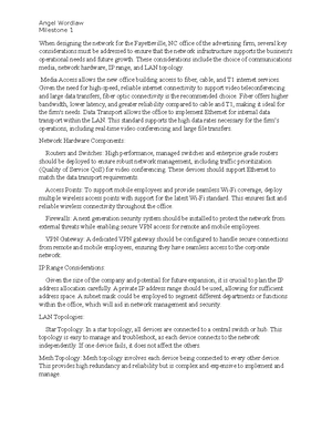 CYB 200 Project Two Angel Wordlaw - Scenario Analysis Selected Security Objective ...