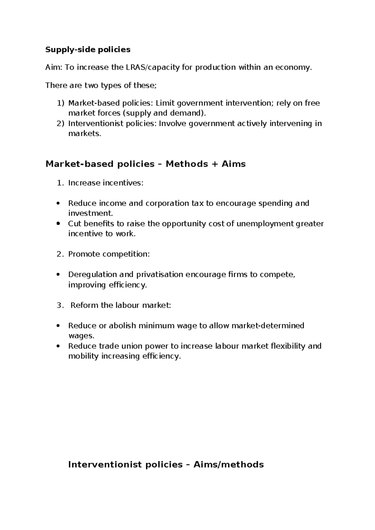 2.6 Demand Side Policies - Monetary Policy Overview and Effects - Studocu