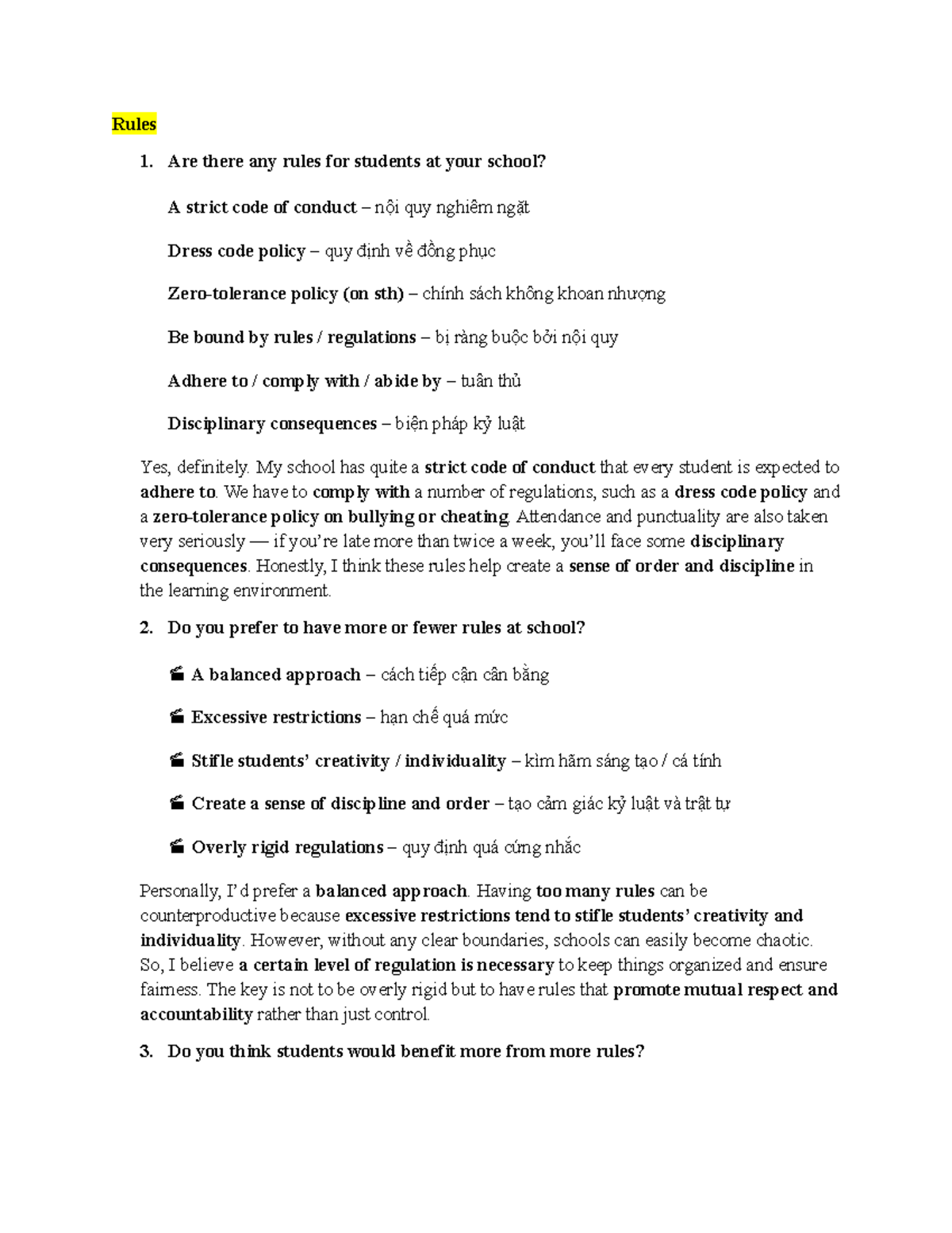 Rules of Legal System: Understanding Conduct and Regulations - Studocu