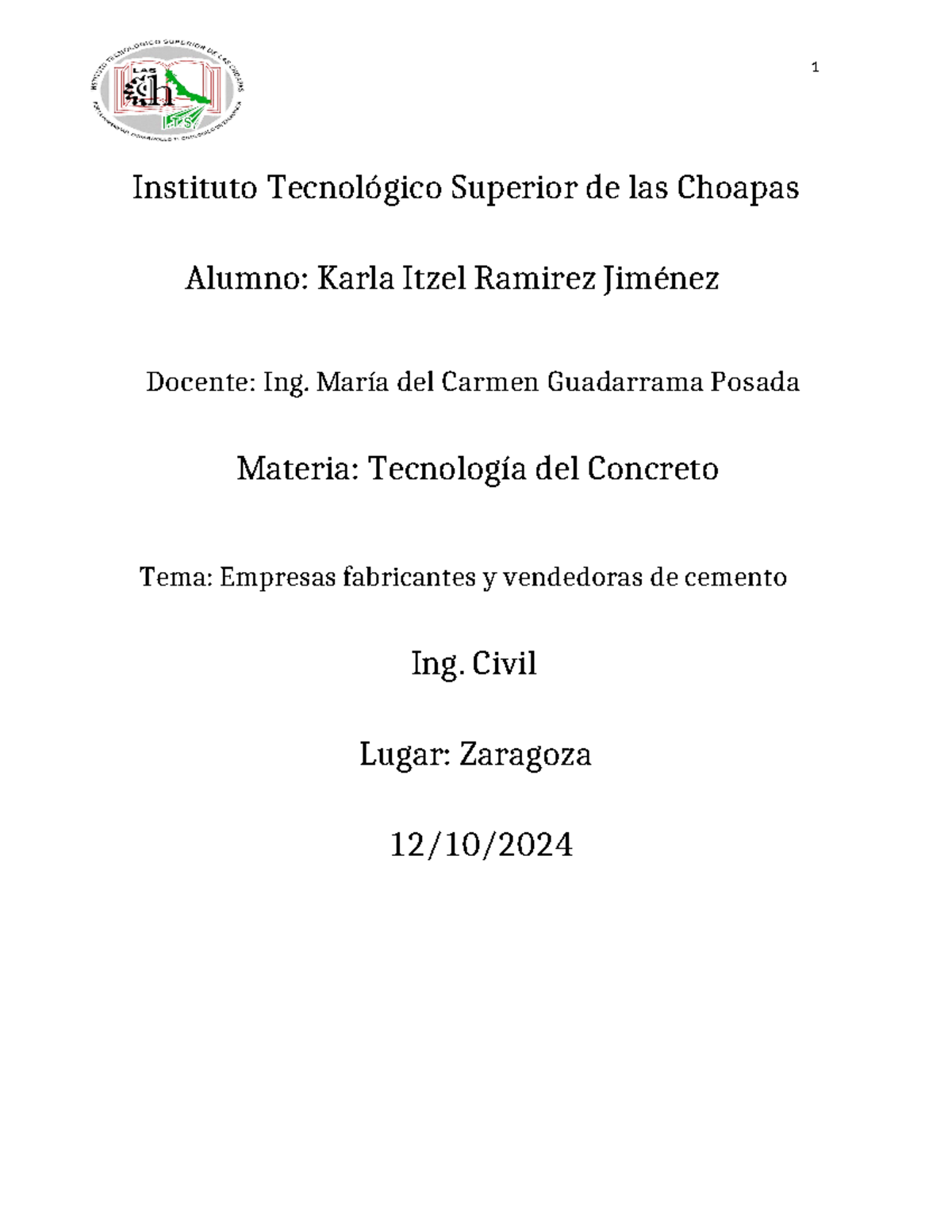 Empresas Cementeras en México: CEMEX, Holcim y CYCNA - Informe Final ...