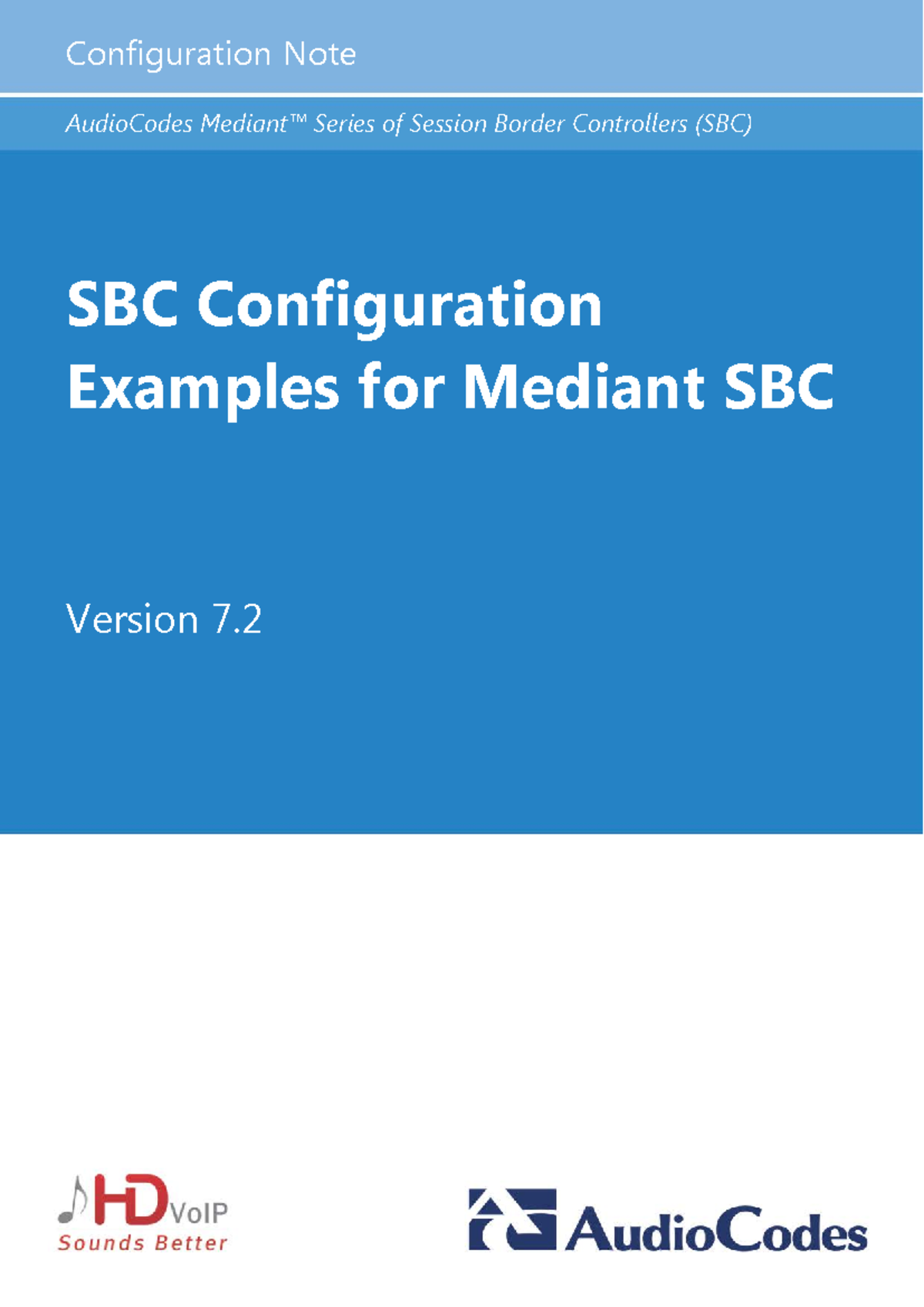 Ltrt 31626 mediant sbc configuration examples ver 72 - Configuration ...
